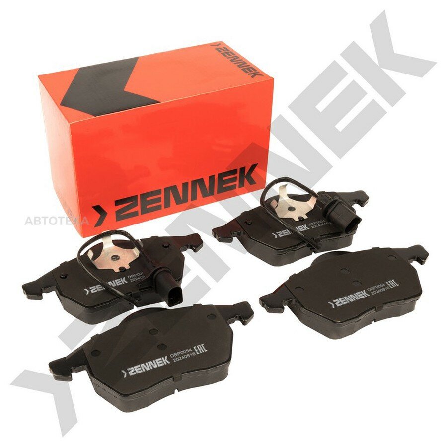Колодки тормозные дисковые ZENNEK DBP0054