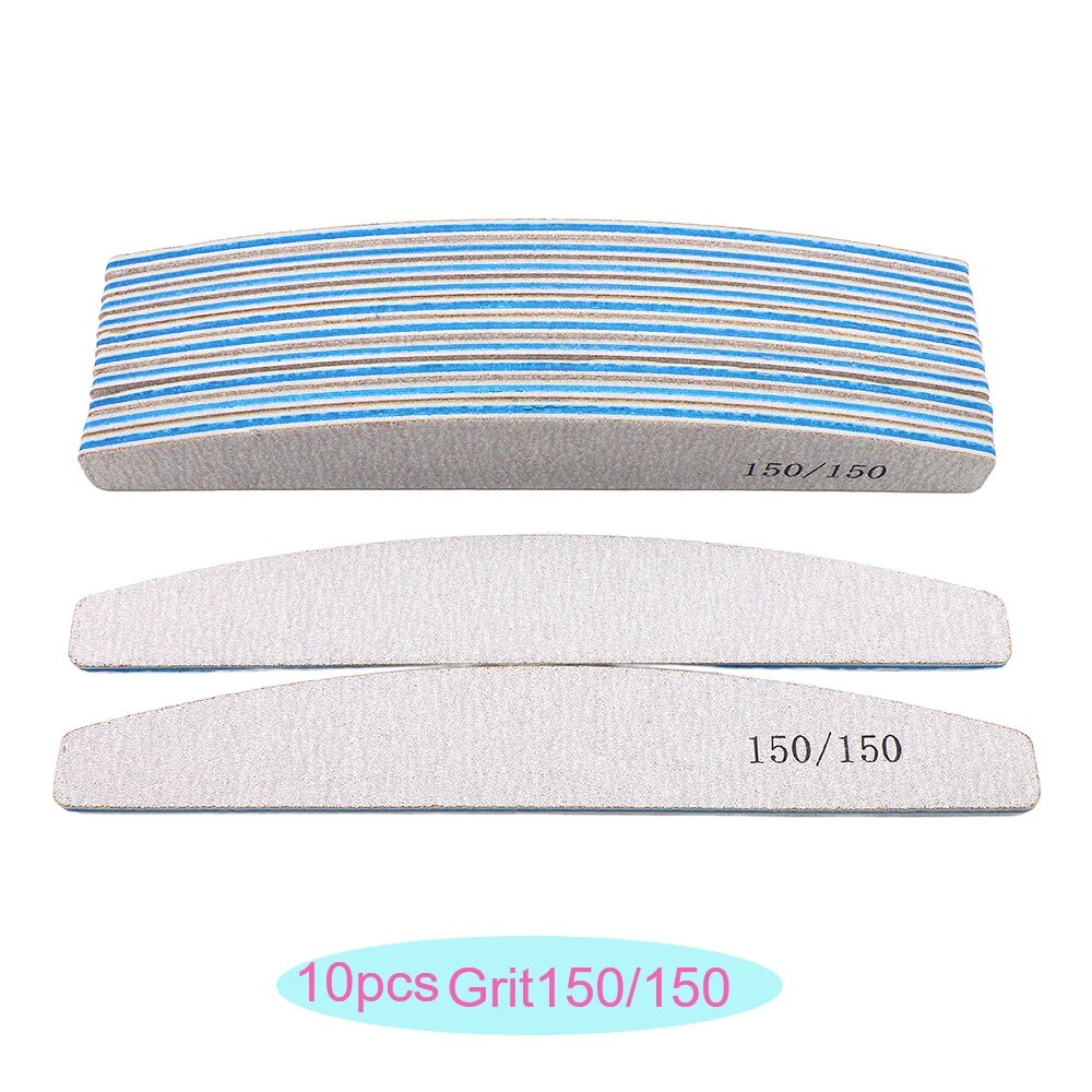 Набор пилочек для ногтей JEARLYU 10 шт. Grit150 (10pcs)