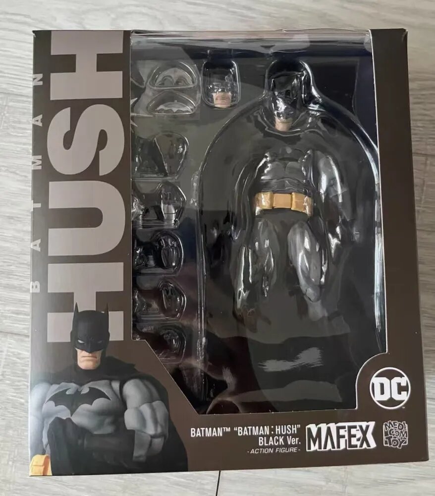 Фигурки MEDICOM MAFEX Черное издание комиксов о Молчаливом Бэтмене