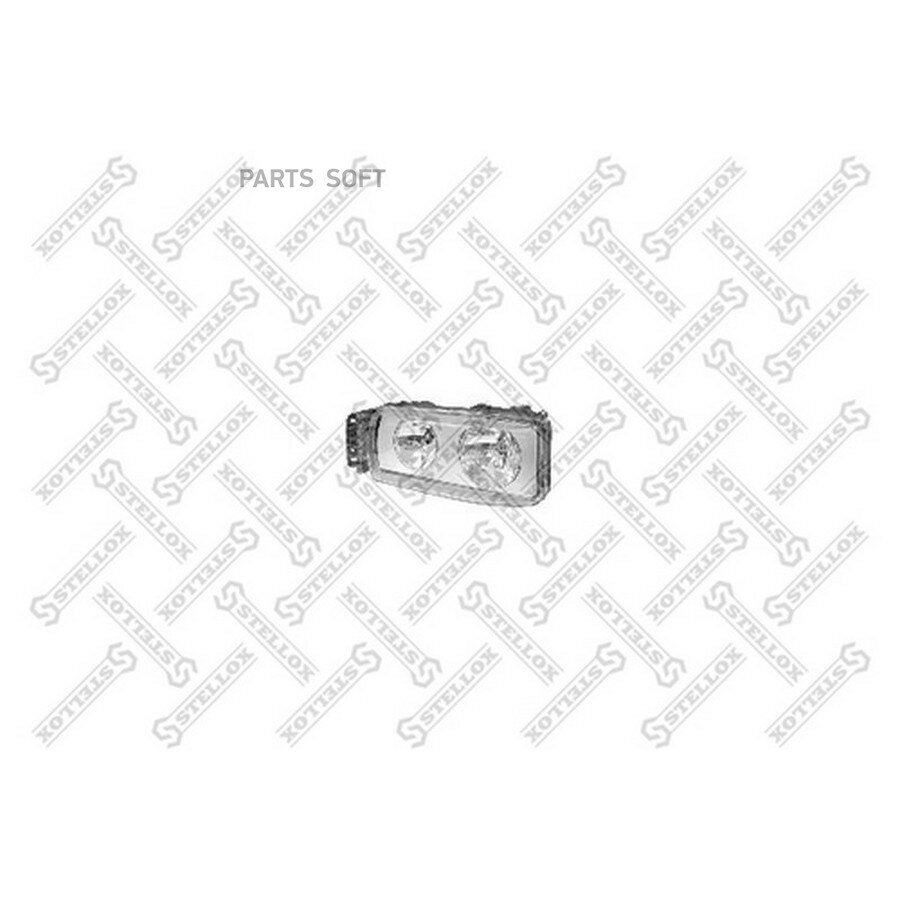 STELLOX 8733031SX 87-33031-SX фара в сборе! левая лампа H7 без электрокорректора\ Omn IVECO Stralis/EuroCargo/Trakker