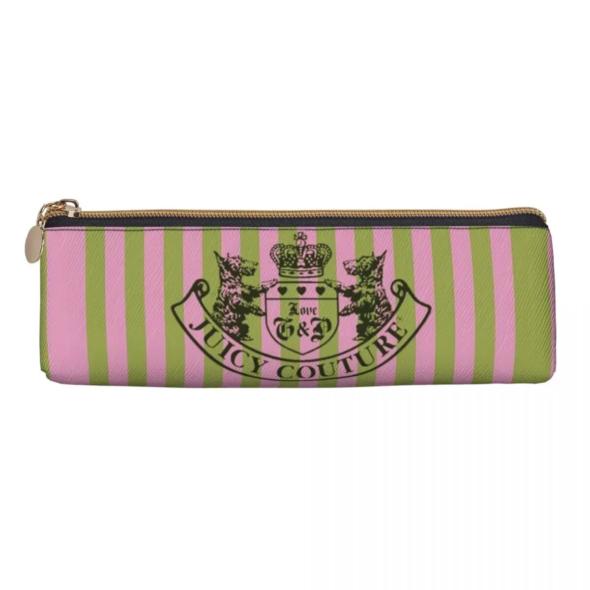 Кожаный пенал Juicy Couture Crest Розовый, 13