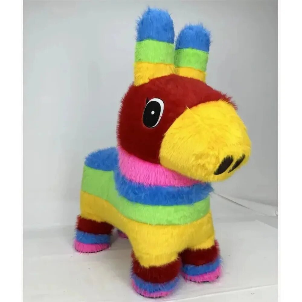 Карнавальный костюм, Ростовая кукла, mascot costume, раздувная радужная лошадь