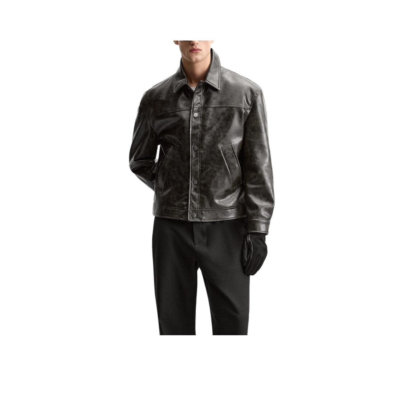 Куртка кожаная