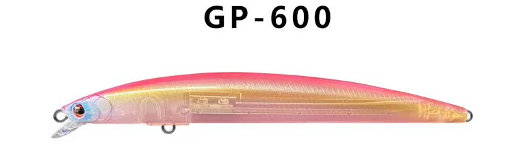 Плавающая минноу приманка для щуки, окуня, судака - 125F 14г GP600
