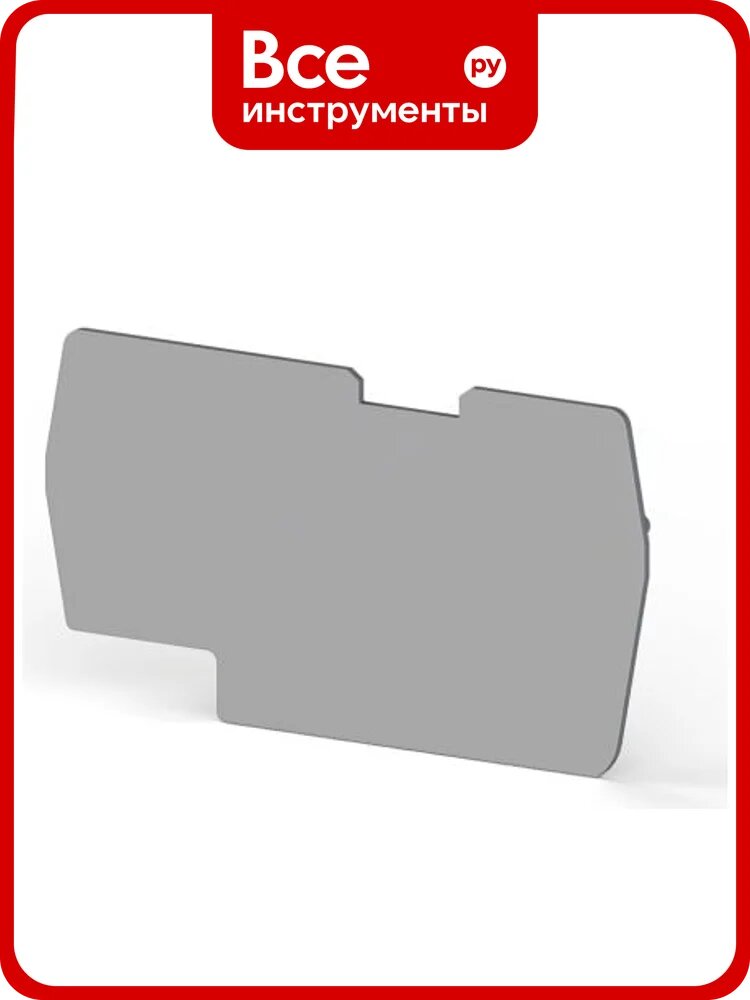 Концевой сегмент на клеммники Klemsan PYK 6 (серый); NPP PYK6 50 шт. 0.0.0.4.446469