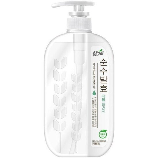LION Средство для мытья посуды, овощей и фруктов "CHAMGREEN Pure Fermentation" Горные травы, 720 мл