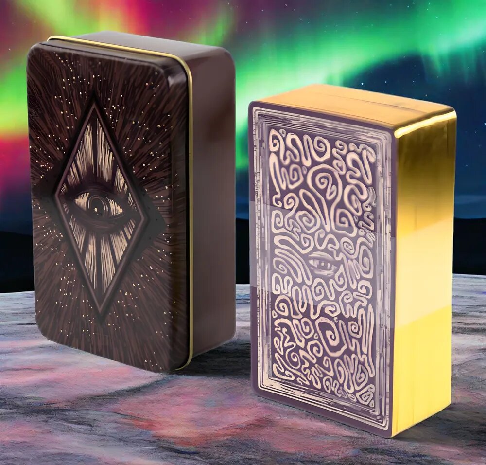 Карты Таро Ведьм в жестяной коробке / Witches Tarot 10.3*6см. XGQ