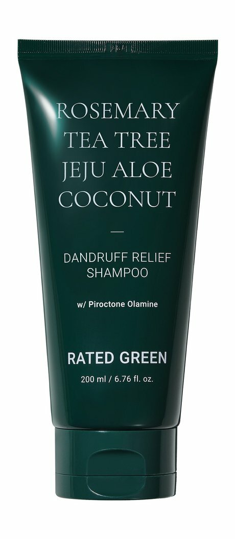 Rated Green Dandruff Relief Shampoo 200ml Шампунь против перхоти с водой розмарина, алоэ вера, маслами чайного дерева и кокоса, RG-DR01, Rated Green