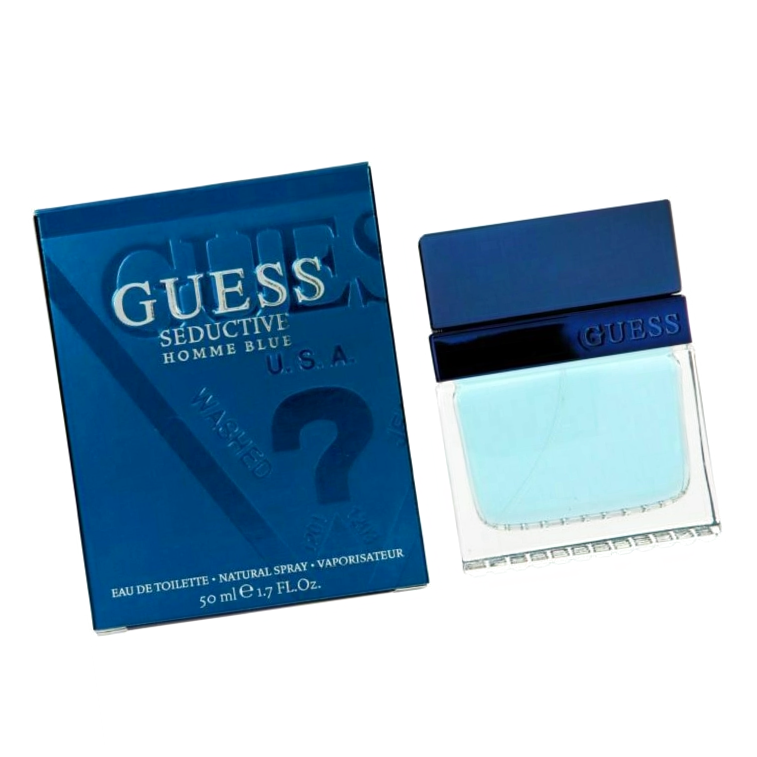 Мужской парфюм Гесс Седактив Хом Блю 50 мл - Guess Seductive Homme Blue туалетная вода
