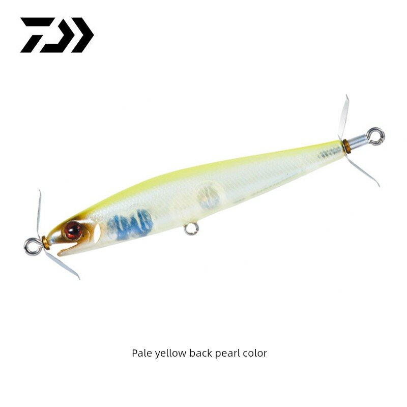 DAIWA GUSTNADO 70S 5,5 г Двухконтурная приманка с бледно-желтым жемчужным паттерном спинки для ловли форели
