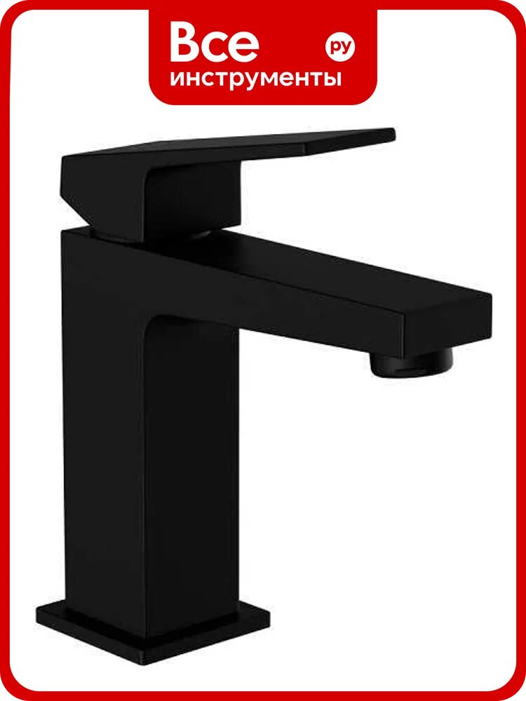 Смеситель Vitra для раковины Minimax Square однорычажный матовый черный латунь A4372036EXP