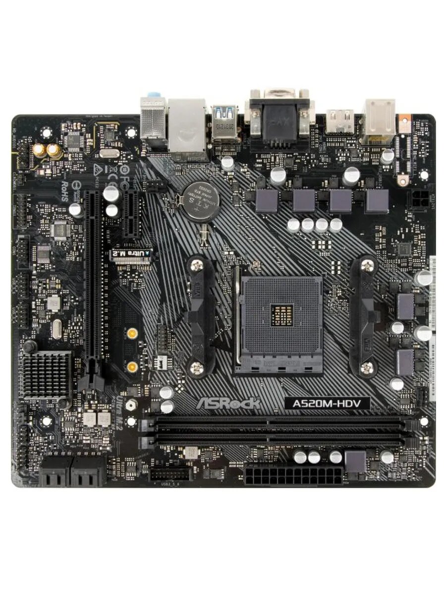 Материнская плата A520M-HDV - AM4, DDR4