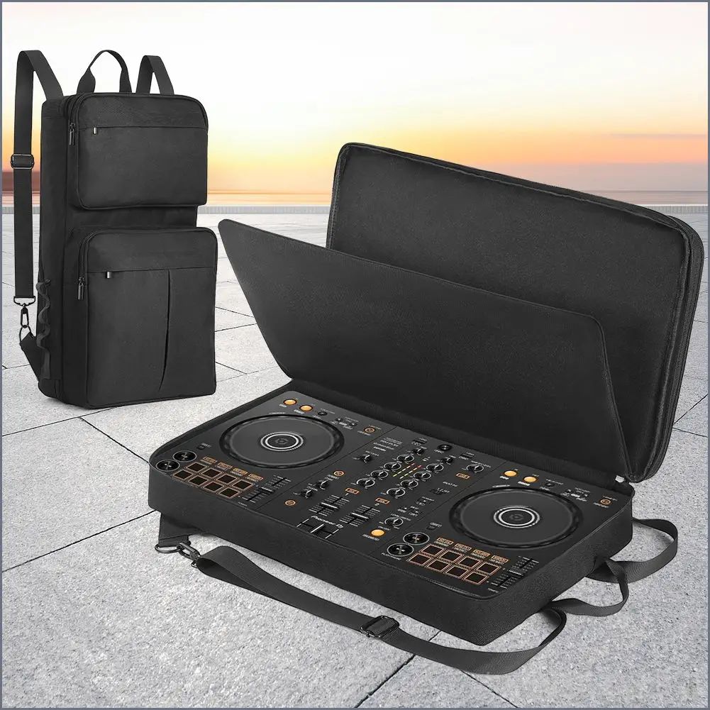 Чехол для DJ-контроллера Pioneer DDJ-400/DDJ-FLX4/Roland DJ-202 с регулируемым ремнём и защитой от ударов