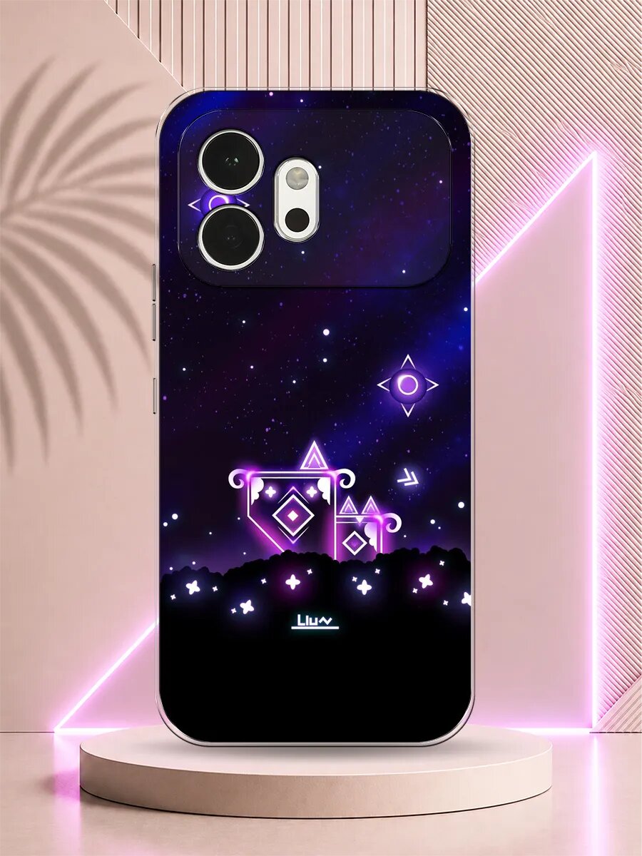Чехол на Honor 600 Geometry Dash