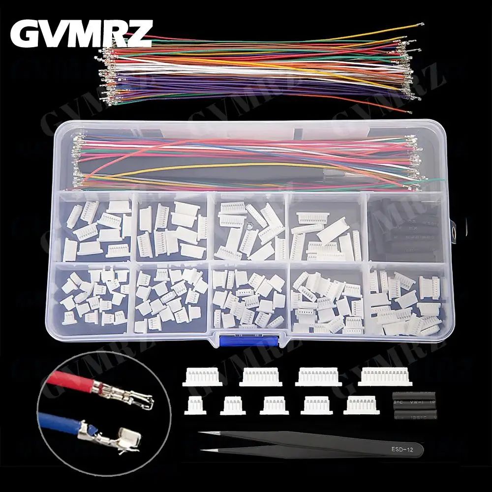 SH1.0MM JST 1 мм кабель разъем комплект JST мужской заголовок 3P-12P с 28AWG