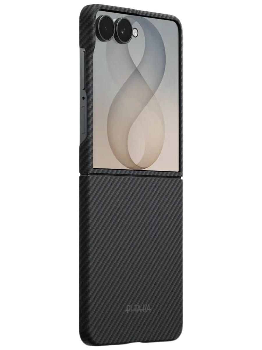 Ультра тонкий чехол PITAKA для Galaxy Z Flip8, Чёрный