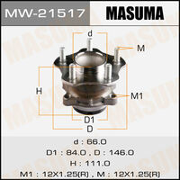Ступица (Masuma MW-21517)