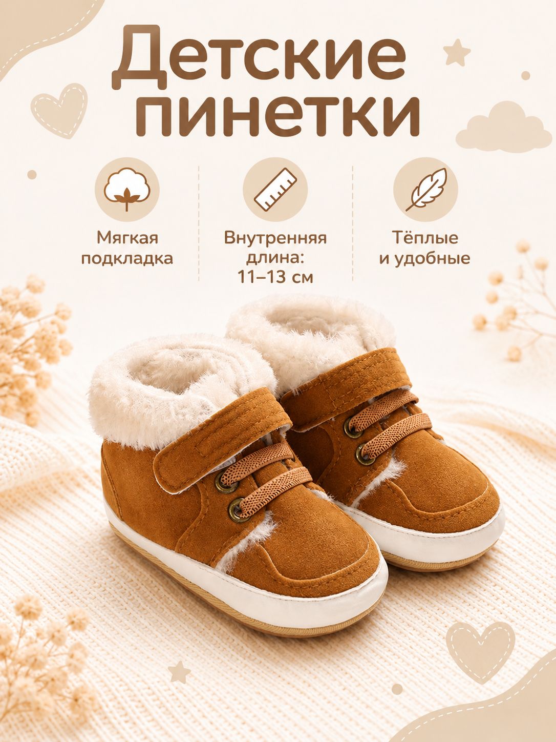 Сапоги  14 RU / Длина внутри 12 см