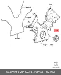 Сальник К. в. пер. Org (LAND ROVER 4526537)