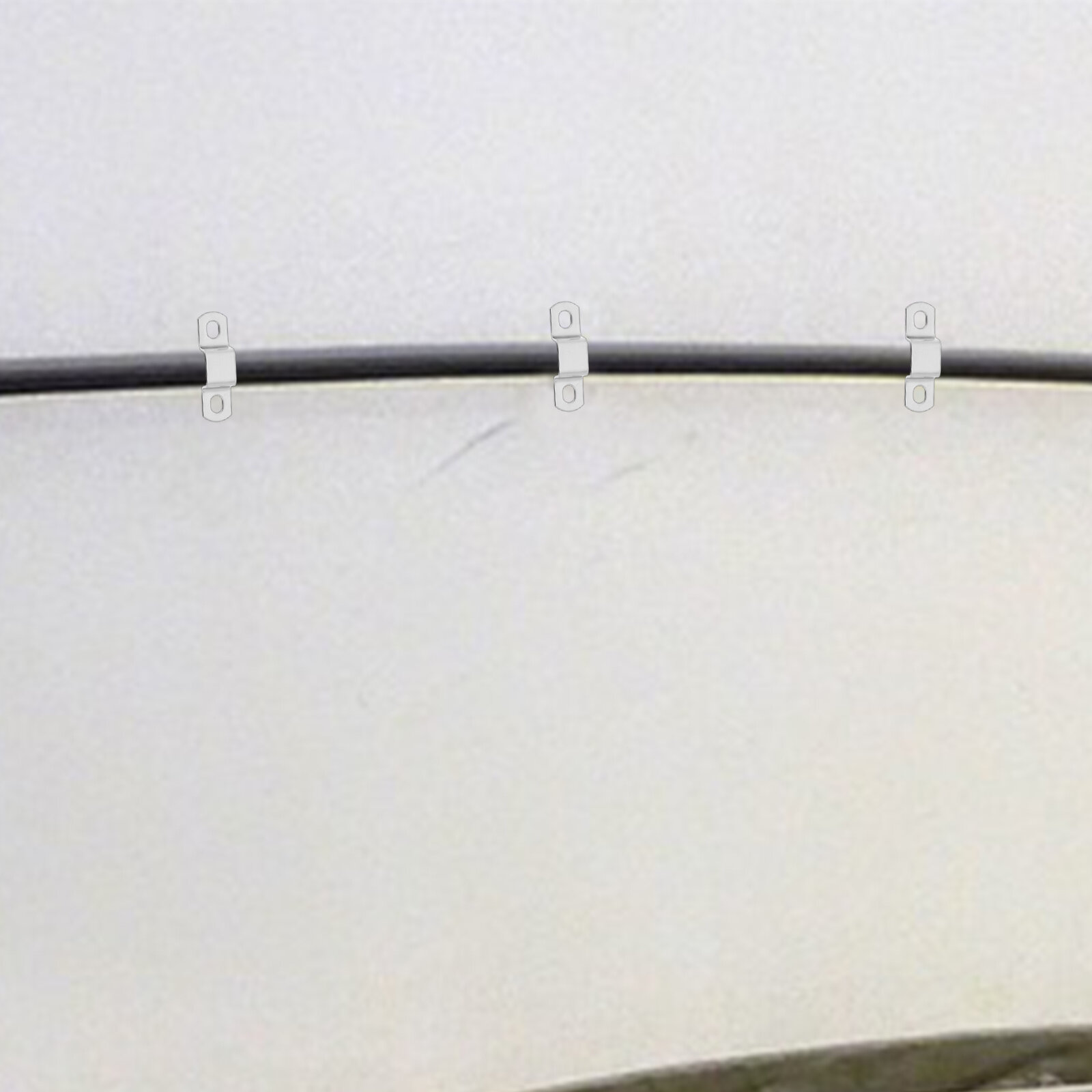 10 Штук Клипсы Для Труб Из Нержавеющей Стали У-Образные Скобы Для Ограждений Размер 8 50X3 00X2 20Cm