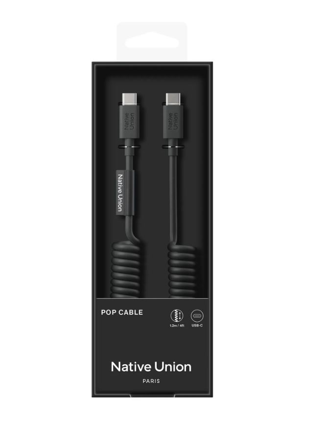 Native Union Кабель для мобильных устройств USB Type-C/USB Type-C, 1.2 м, черный