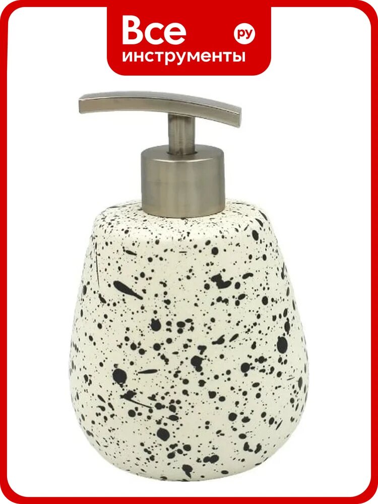 Дозатор для жидкого мыла Bath Plus CONFETTY 9,7х10,1/14,8 см W-CE1616B-LD