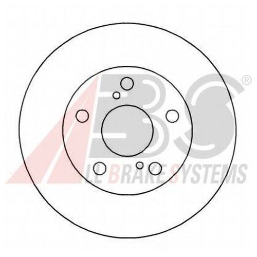Диск тормозной Abs 16942 для Toyota Previa