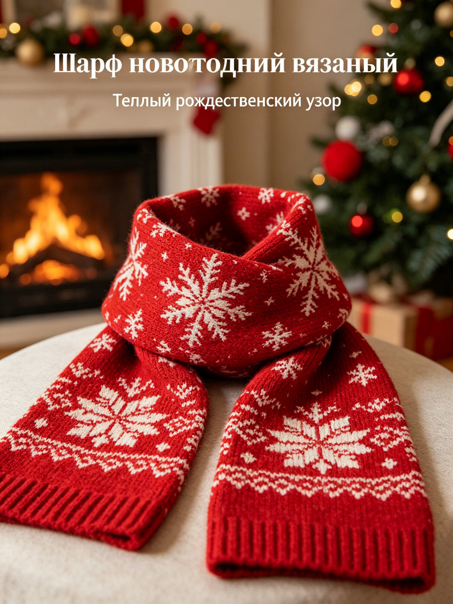 Шарф XW Home Новогодняя серия для женщин