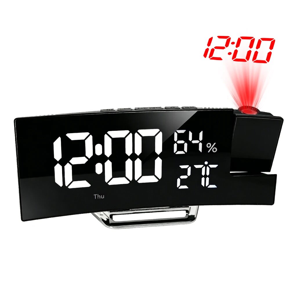 Настольные проекционные часы 1p LED Curved BAI