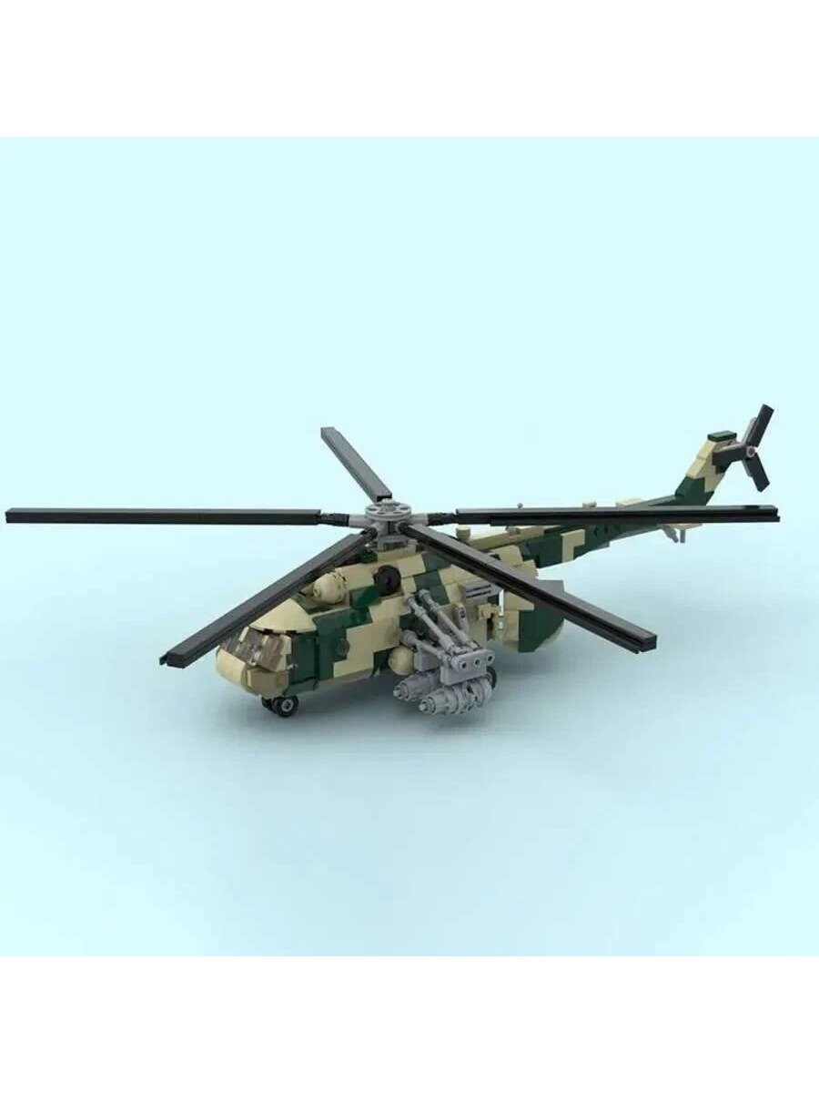 Модель самолета пластиковый блочный конструктор 1:45, совместим с LEGO