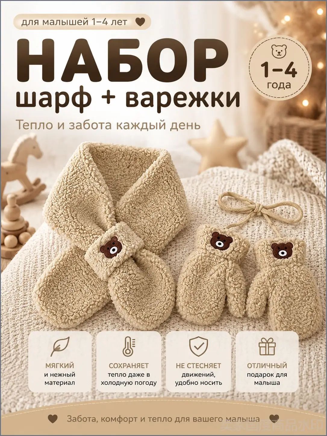 Перчатки Базовая коллекция для детей