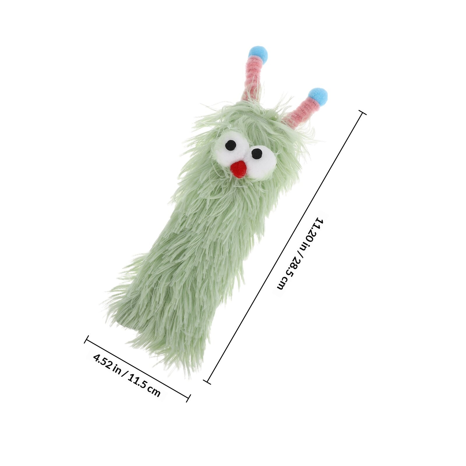 Игрушка Для Кошек С Катнепом Длинный Гусеница Мягкая Подушка 28.50X11.50X6.00Cm