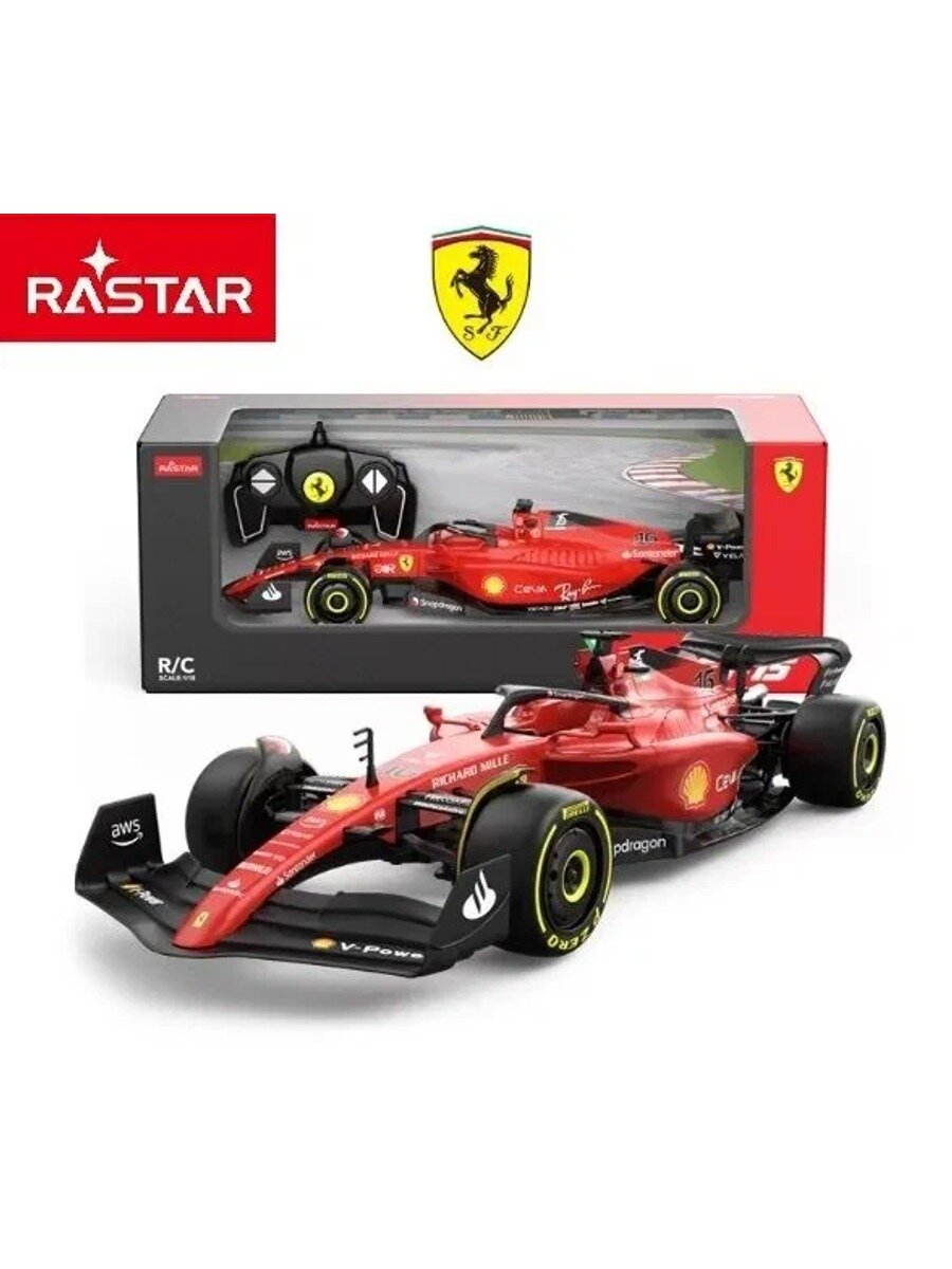 Радиоуправляемая модель болида Формулы 1. RASTAR. Феррари "Ferrari" F1 75 № 16 Шарль Леклер