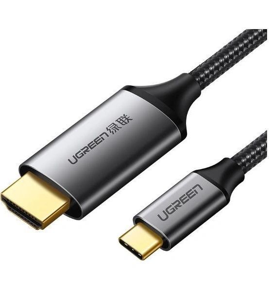 Кабель для смартфона, телефона uGreen MM142 USB-C-HDMI Male-Male Cable Aluminum Shell
