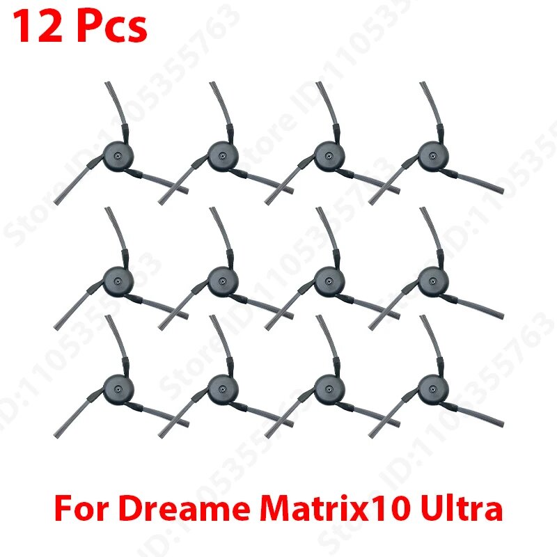 Запчасти для робота-пылесоса Dreame Matrix10 Ultra: щетки, фильтр, салфетка 12 Pcs1