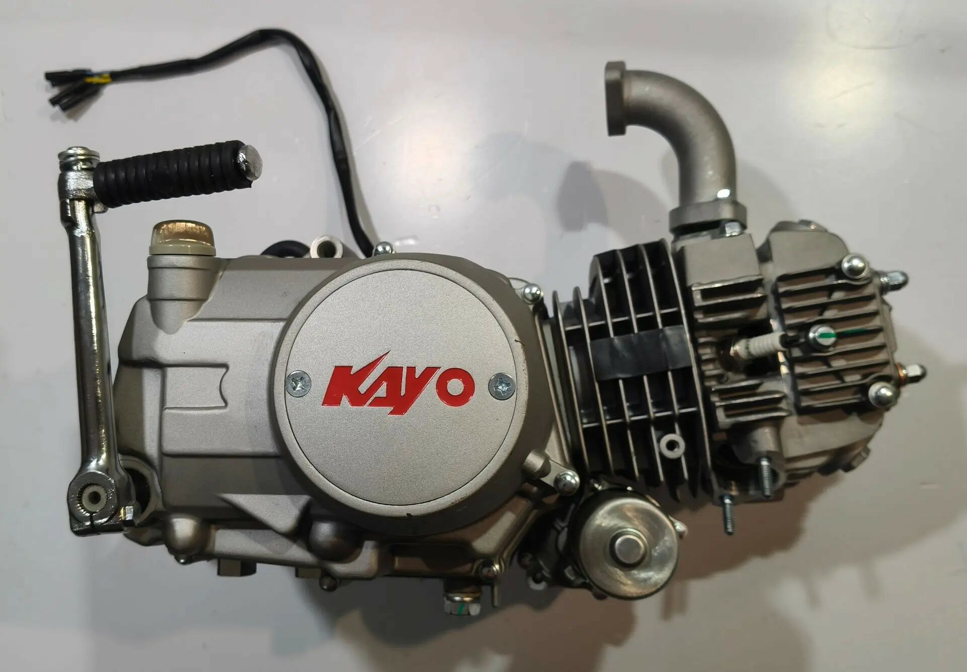 Двигатель 125см3 154FMI-3 полуавтомат, 4ск, нижний стартер Питбайк KAYO Basic K125