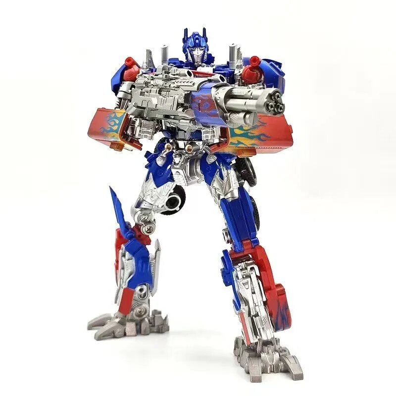 Трансформер BAIWEI TW-1022 Optimus Prime / Оптимус Прайм - Люксовая комплектация :17cm, Детализированная окраска, Деформация два в одном, Роботы, Подарок ма
