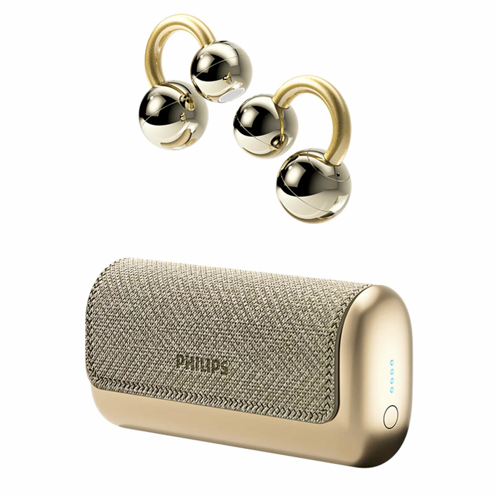 Philips TAQ5020, TWS наушники-клипсы открытого типа, Bluetooth, сенсорное управление, гарнитура для спорта