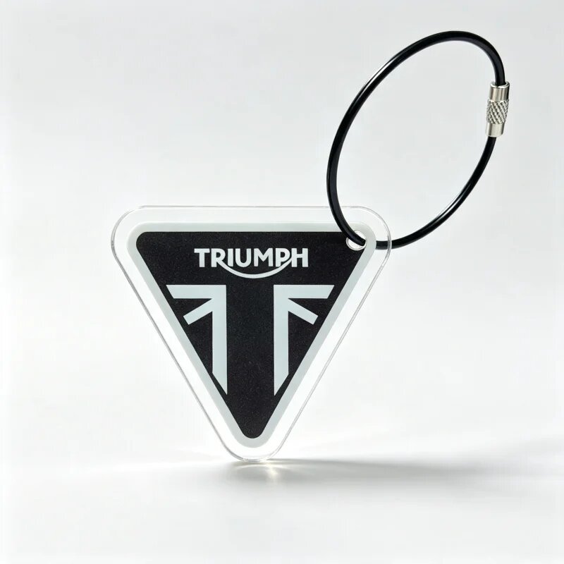 Брелок для мотоцикла Triumph Trident Sport Triple Tribute Tiger 900 1050 Triple 675 1050, подвеска для рюкзака, украшение для ключей