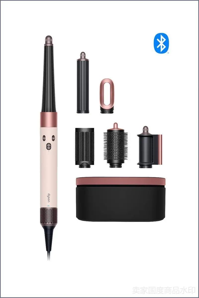 Фен-стайлер Airwrap i.d. Long HS08 Straight+Wavy Ceramic Pink / Rose Gold (Розовый / Золото), наша вилка EU/KR