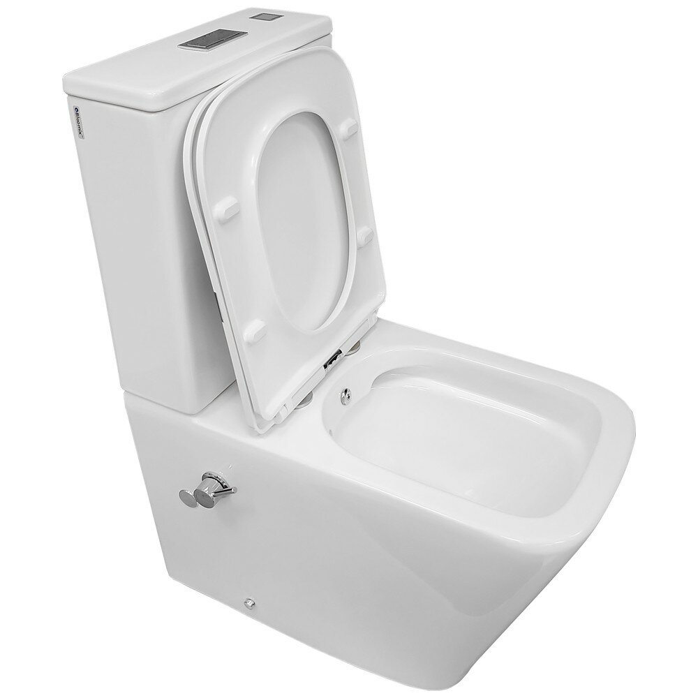 Унитаз Bloomix X-Cube AD3003RSB/UF1 безободковый с функцией биде и смесителем