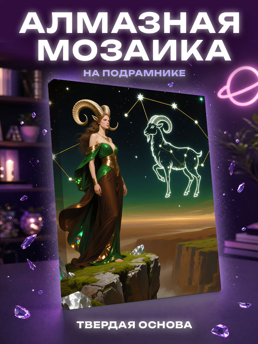 Алмазная мозаика Козерог