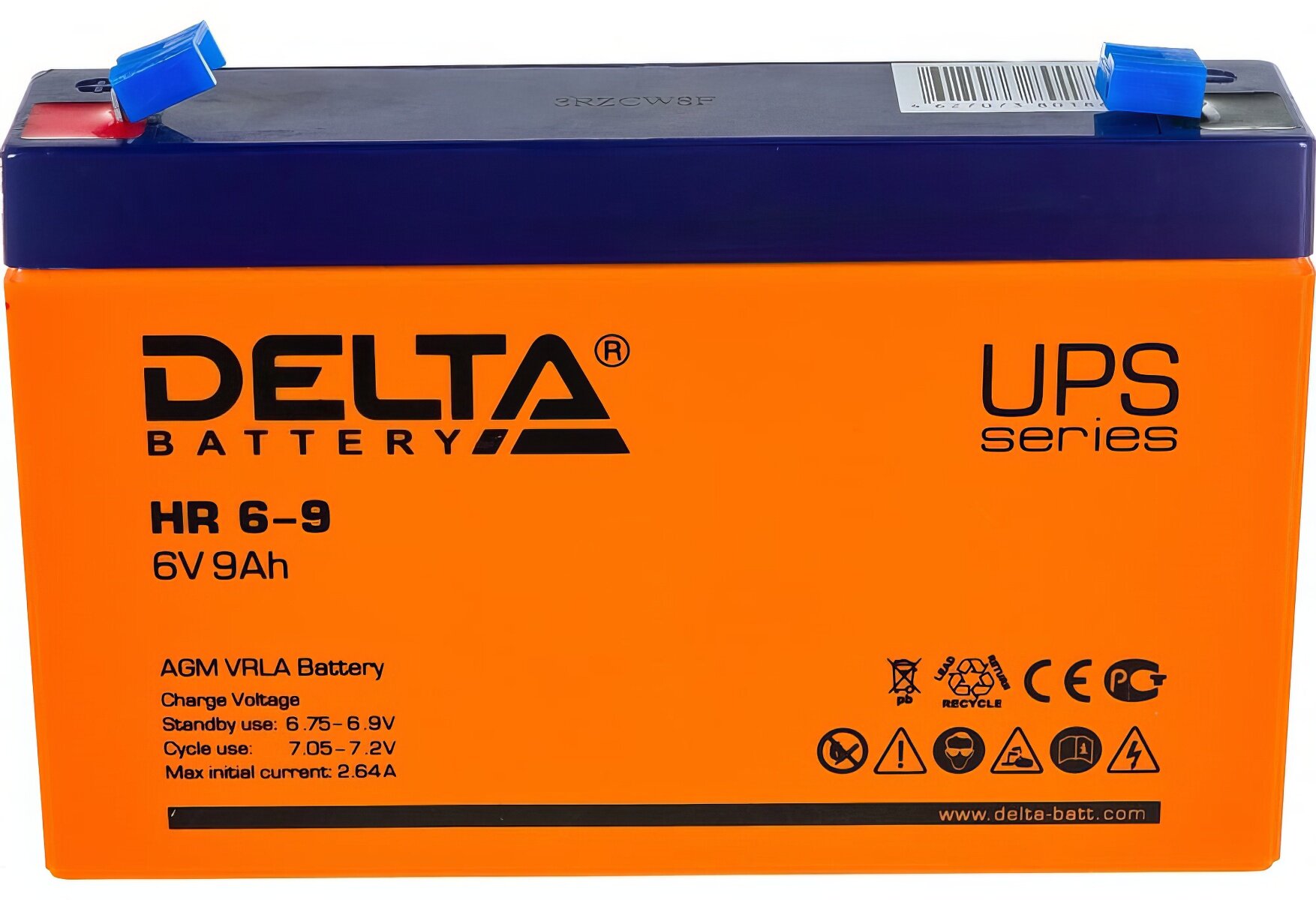 Батарея аккумуляторная Delta HR 6-9