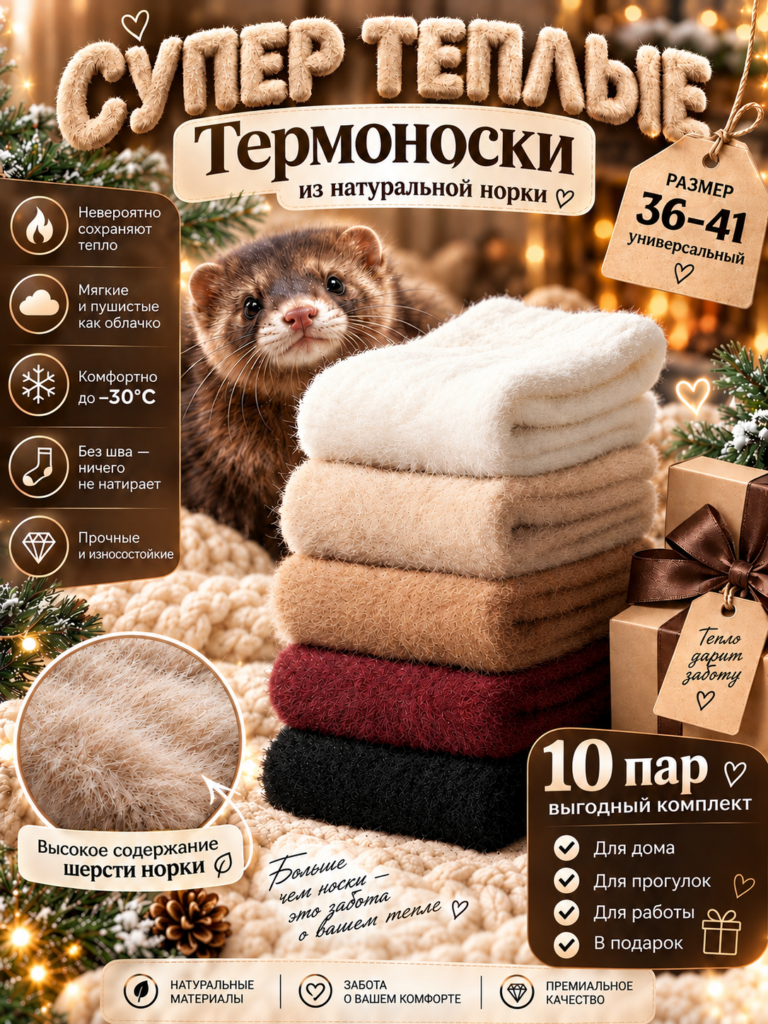 Термоноски , комплект