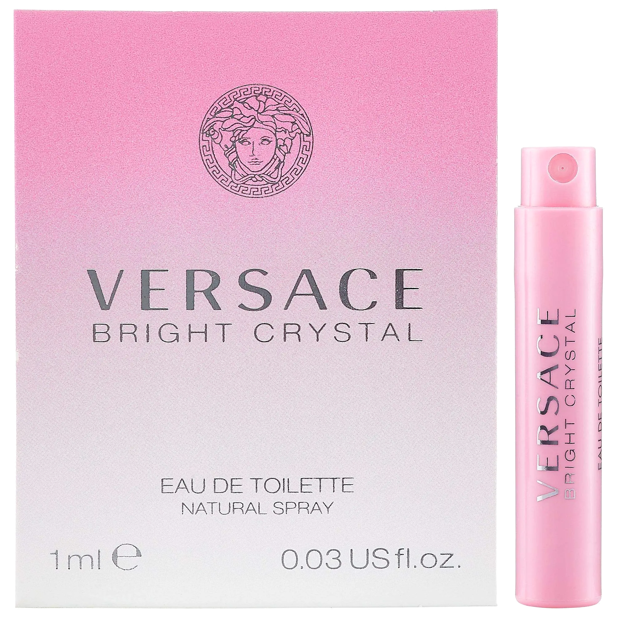 Туалетная вода Versace Bright Crystal 1 мл сэмпл для женщин - Версаче Брайт Кристалл миниатюра