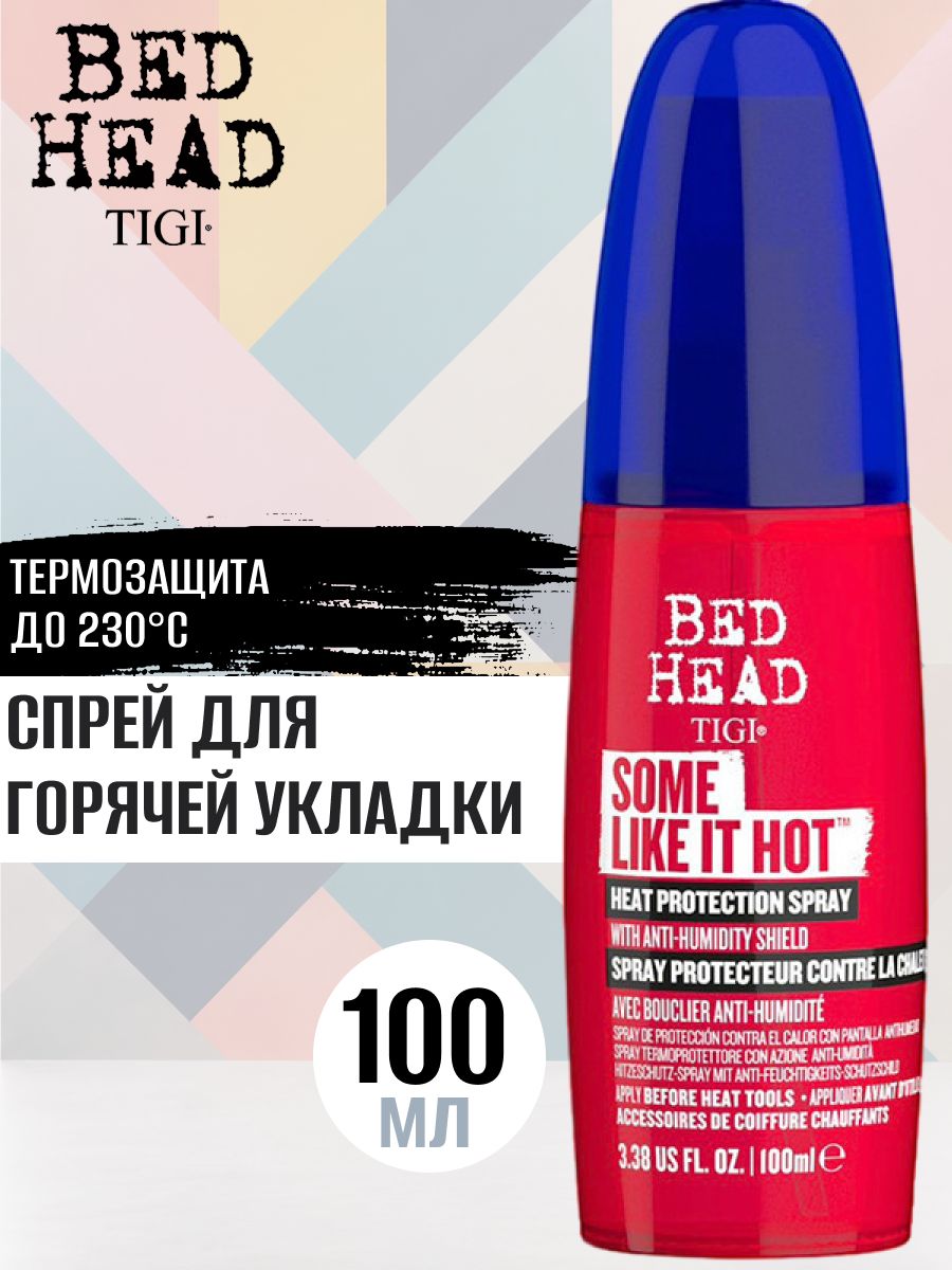 TIGI Bed head спрей для горячей укладки some like it hot 100мл