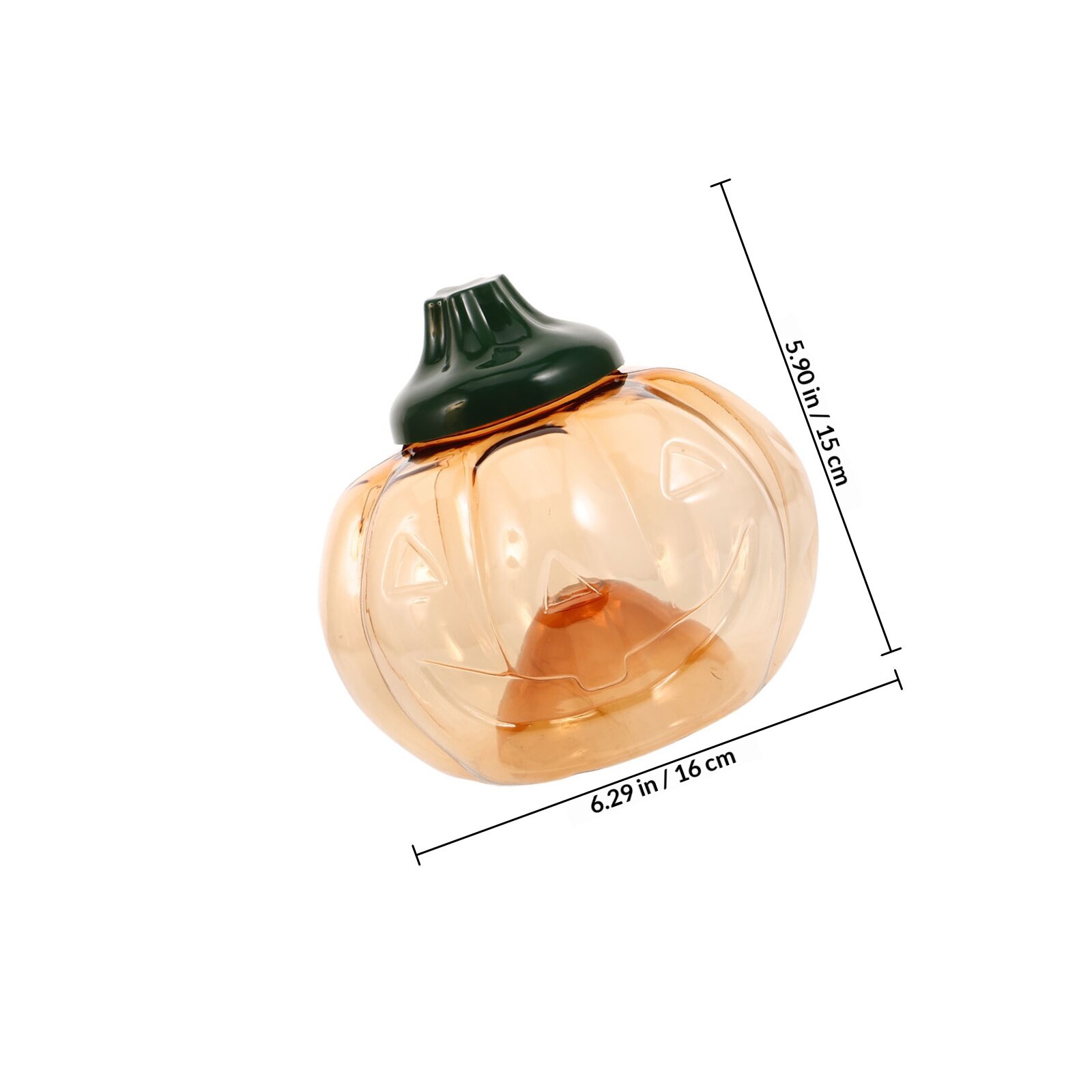 Корзины Для Конфет В Форме Тыквы 4 Шт Halloween Подарочные Бакеты Для Конфет Light Brown 16X16X15 См