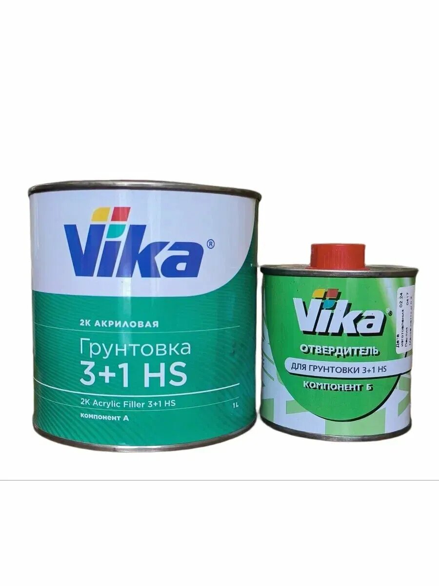 Грунт акриловый 3+1 HS белый 1,0 кг+0,2 кг