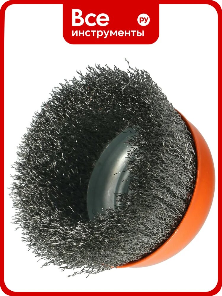 Щетка чашечная 80х20 мм, M14, стальная FASTER TOOLS 3508