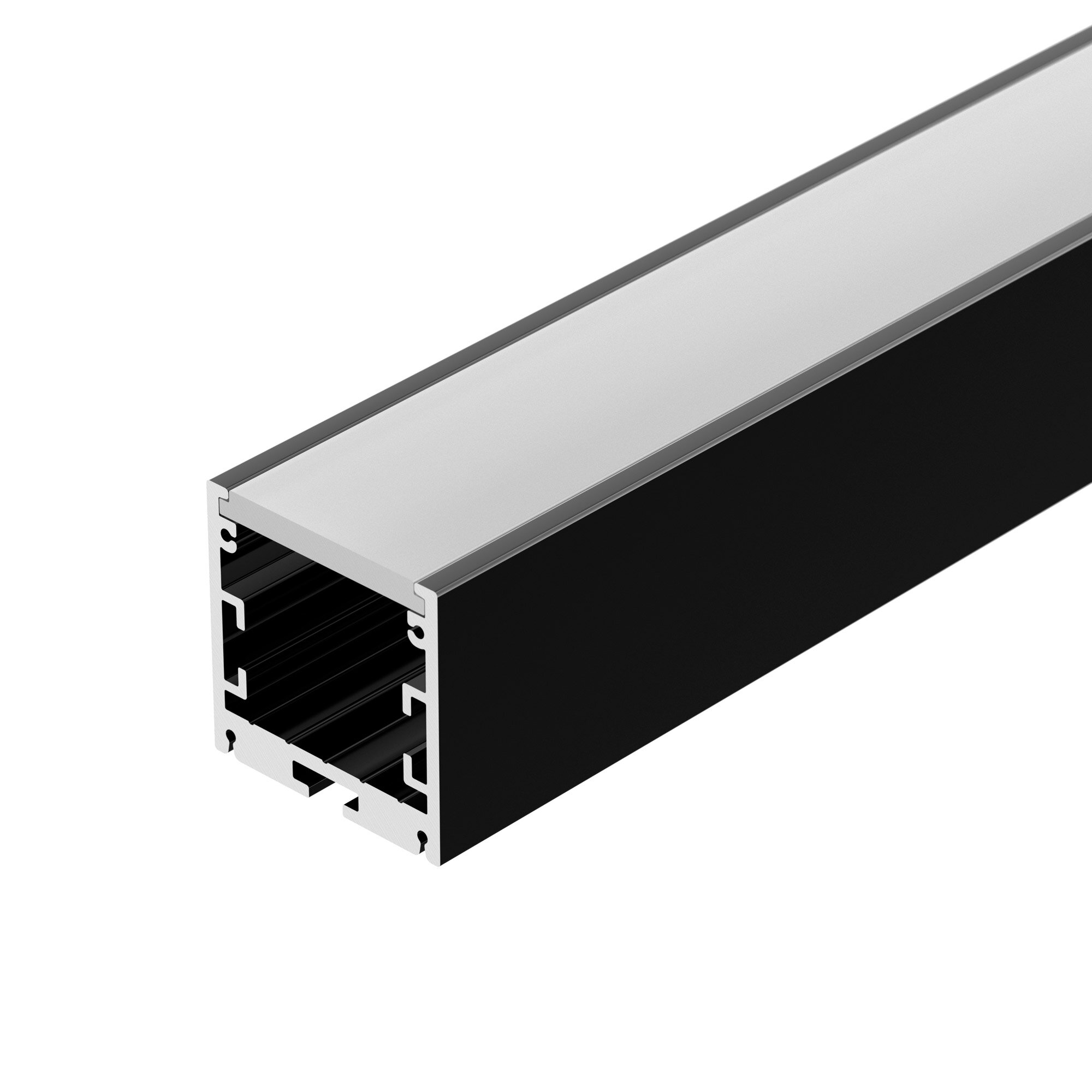 Профиль для светодиодной ленты Arlight Профиль SL-ARC-3535-LINE-2500 BLACK